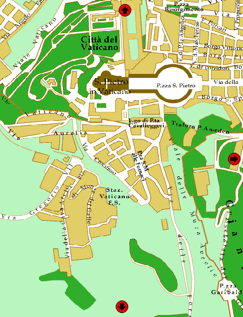 Rom-guide.dk - Kort over Rom